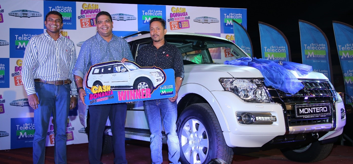 SLT Mobitel “Cash Bonanza” 2016 awards February winner with Montero ...