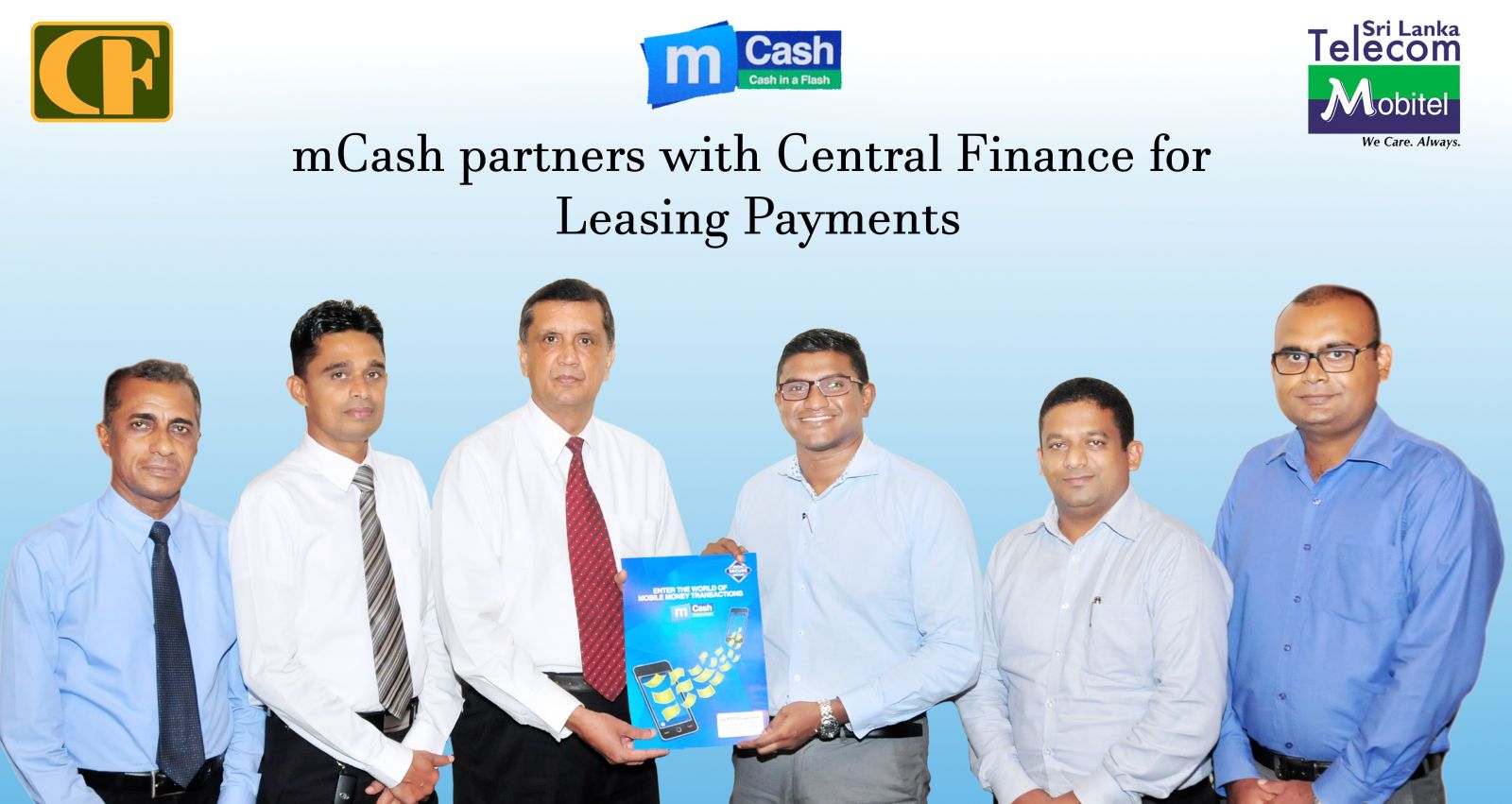 mCash partners with Central Finance for Leasing Payments | Mobitel